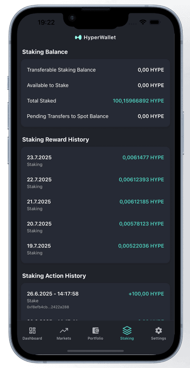 HyperWallet (Unofficial) - Professional Hyperliquid Portfolio Tracker